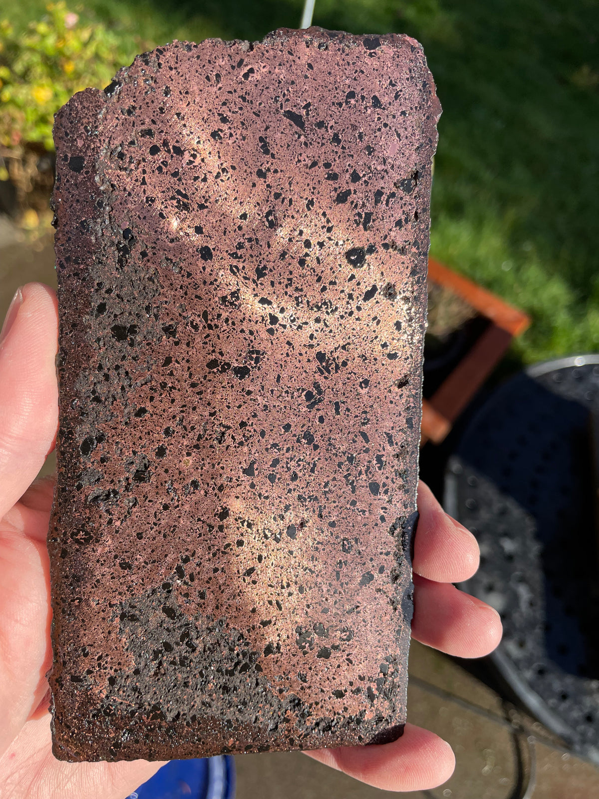 Rare Michigan Copper Fire Brick Slice– The Rock Pile Lapidary Arts