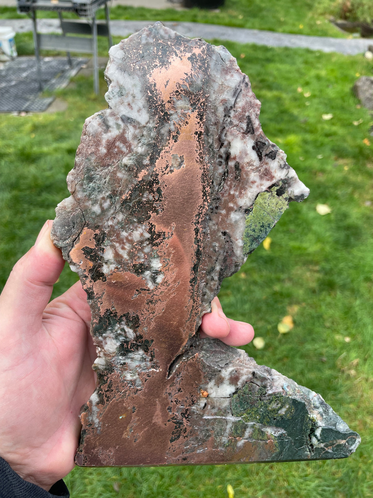 Large Natural Copper Ore Slab– The Rock Pile Lapidary Arts