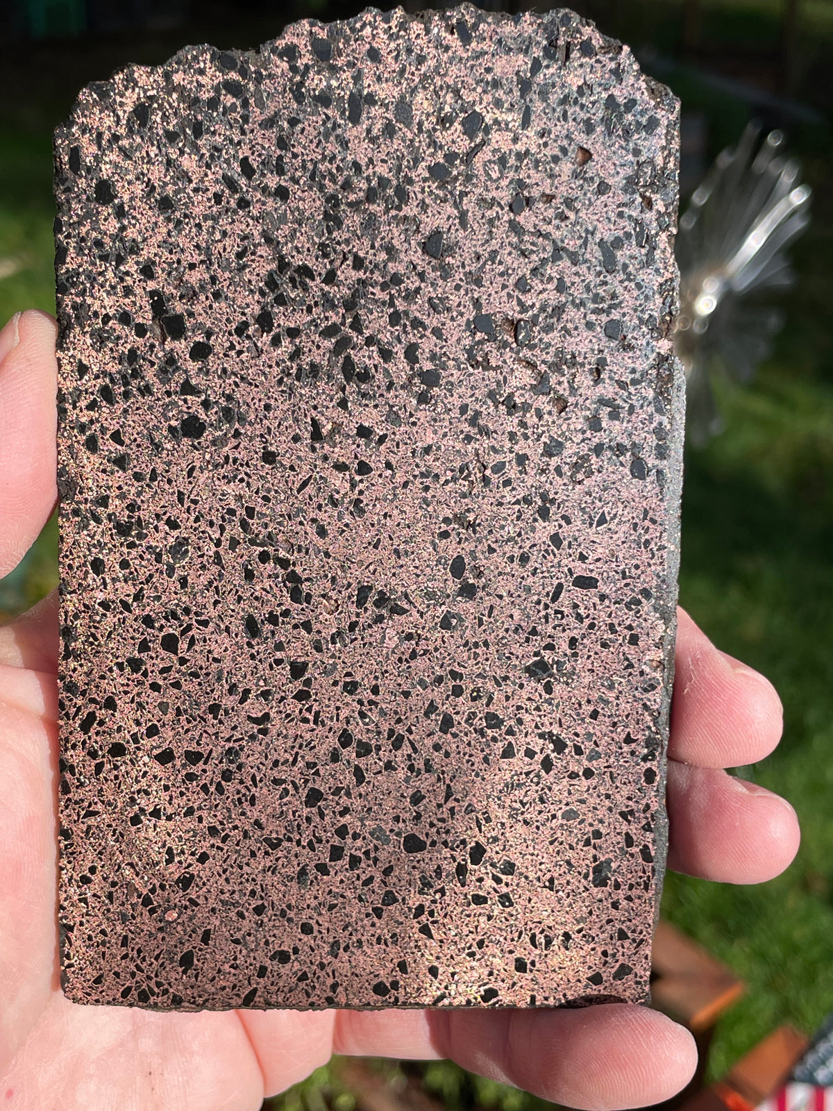 Rare Michigan Copper Fire Brick Slice– The Rock Pile Lapidary Arts