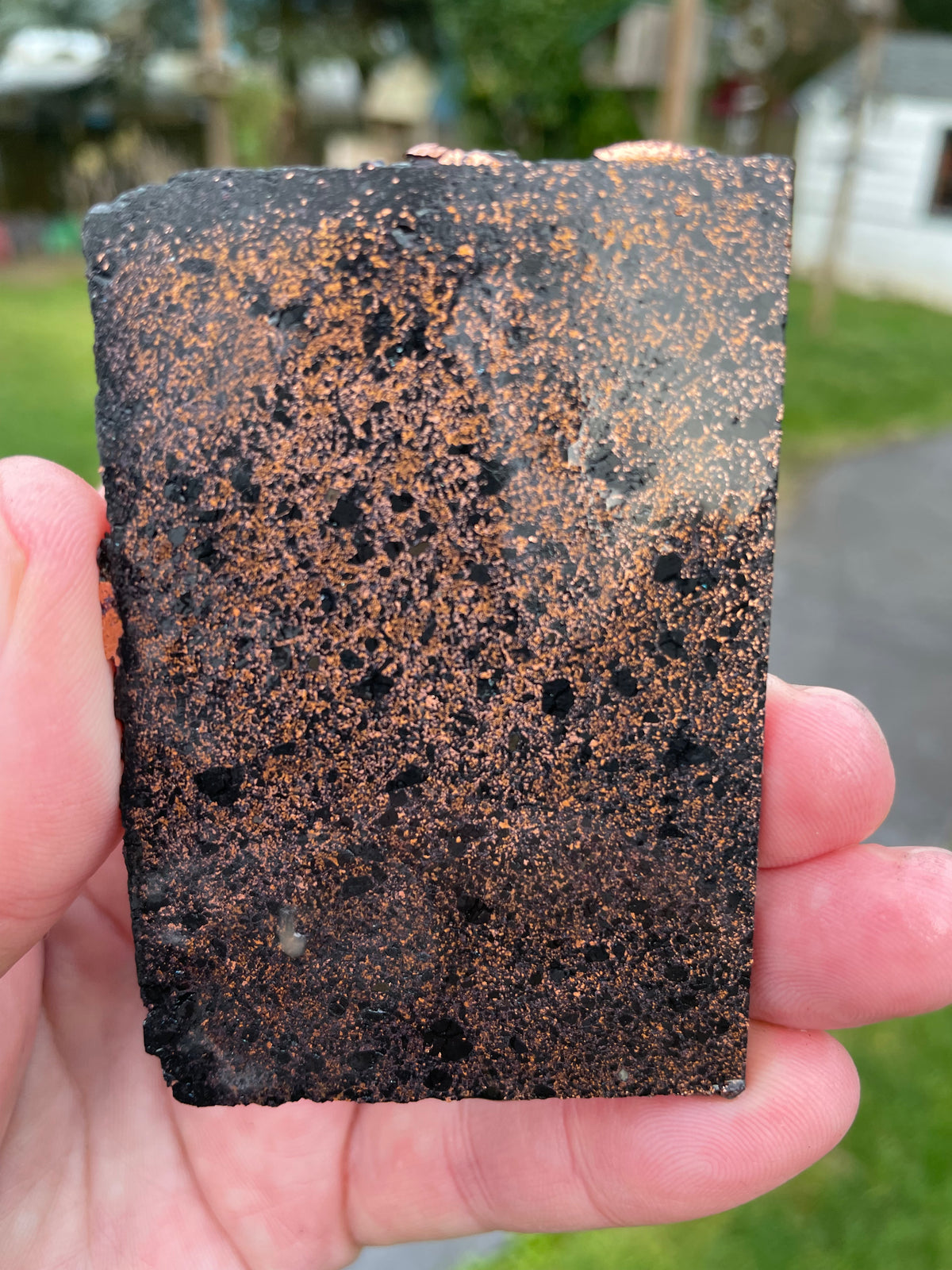 Rare Michigan Copper Fire Brick Slice– The Rock Pile Lapidary Arts